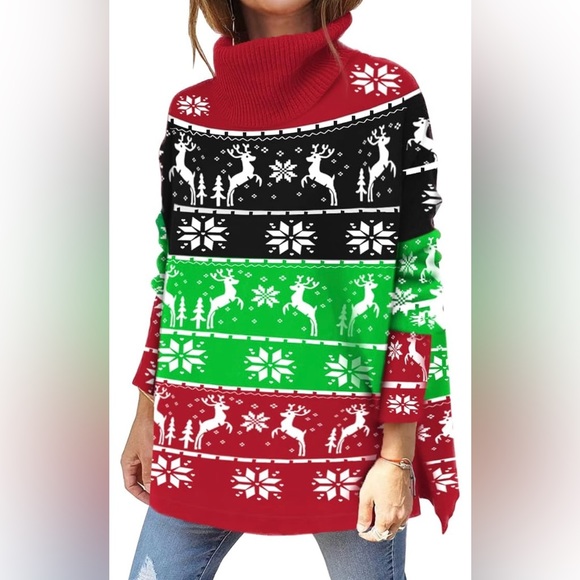 LILLUSORY | Sweaters | Nwt Lillusory Womens Oversized Turtleneck ...